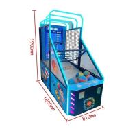 China Electronic Indoor Sports Pop A Shot Arcade Machine Arcade Basketball Hoop Machine for sale