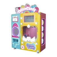 China Amusement Game Center Cotton Candy Fairy Floss Vending Machine Coin Operated 110V for sale