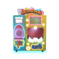 China Amusement Game Center Cotton Candy Fairy Floss Vending Machine Coin Operated 110V for sale