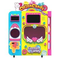 China Amusement Game Center Cotton Candy Fairy Floss Vending Machine Coin Operated 110V for sale