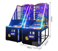 China Mini Coin Operated Arcade Basketball Machine For Amusement Game Center for sale