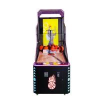 China 1 Player 3D Screen Arcade Electronic Basketball Shooting Game Machine 55 Inch Monitor for sale