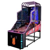 China 1 Player 3D Screen Arcade Electronic Basketball Shooting Game Machine 55 Inch Monitor for sale