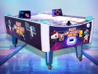 China Indoor Game Arcade Air Hockey Table Metal Acrylic Plastic Material for sale