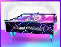 China Indoor Game Arcade Air Hockey Table Metal Acrylic Plastic Material for sale