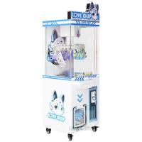 China Lucky Doll Arcade Grabber Machine For Kids Claw Clamps Prize Redemption for sale