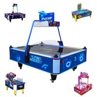 China 4P Arcade Air Hockey Table Game Machine Acrylic Surface 110V for sale