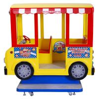 China 1180*600*610MM Dimensions Mini Bus Kiddie Ride with Coin Operation and US PLUG for sale