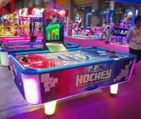 China Commercial 2P Multipucks Arcade Quality Air Hockey Table For 3 Years Old for sale