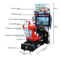 China Customized Metal acrylic plastic Racing Simulator Rig for 3D Car Racing Game Machine for sale