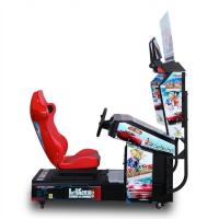 China Customized Metal acrylic plastic Racing Simulator Rig for 3D Car Racing Game Machine for sale