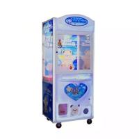 China Shopping Mall Crane Claw Machine with Metal acrylic plastic Material and Coin Operation for sale