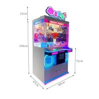 China Coin Operated Clip Claw Coin Prize Machine Game Gift Vending OEM for sale