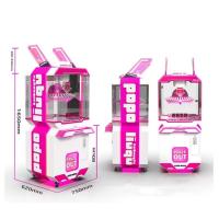 China Lucky Push Electric Mini Crane Machine Hit Clip Prize Game Tabletop Claw Machine for sale
