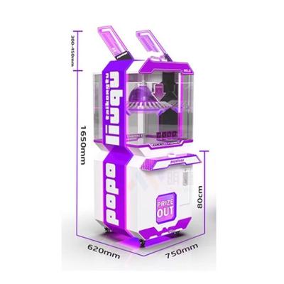 China Clamp Vending Arcade Prize Machine 1 Player Mini Claw Crane Machine for sale