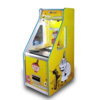 China Indoor Amusement Park Drag Quarter Coin Pusher Arcade Game Blue Custom Built for sale