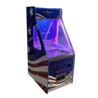 China Indoor Amusement Park Drag Quarter Coin Pusher Arcade Game Blue Custom Built for sale