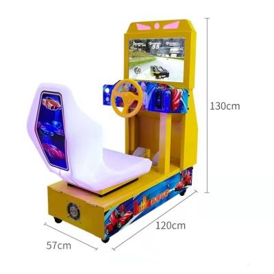 China Mini Racing Game Machine Portable Car Driving Simulator for Kids Age 3 Years 50KG for sale