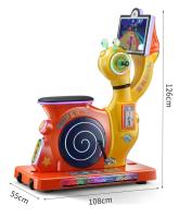 China Coin Operated Horse Kiddie Rides Game Machine for 1 Player Voltage 110V/220V/230V for sale