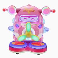 China 85*51*96cm Plane Plastic Kiddy Ride MP5 Kids Swing Machine at Amusement Game Center for sale