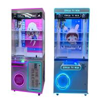 China Bill Acceptor Coin Operated Doll Park Claw Machine Toy Vending Arcade Crane Machine for sale
