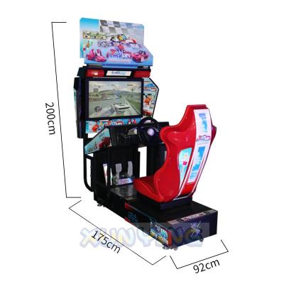 China LCD Racing Game Machine Playseat Racing Simulator 110*165*180cm Size and Performance for sale