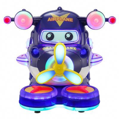 China US Plug Design Crazy Plane Rocking Machine for Kids Age 6 Years in Indoor Amusement for sale