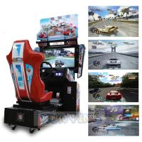China 32 Inch Racing Game Coin Operated Driving Motor Outrun Arcade Machine for Ages 8 Years for sale