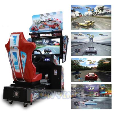 China 32 Inch Racing Game Coin Operated Driving Motor Outrun Arcade Machine for Ages 8 Years for sale