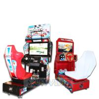 China 32 Inch Racing Game Coin Operated Driving Motor Outrun Arcade Machine for Ages 8 Years for sale