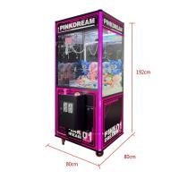 China Age 6 Years Mini Claw Machine Arcade Game with Motherboard 1 Player Giant Crazy Toy 2 for sale
