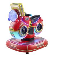 China US Plug Metal Acrylic Plastic Coin Operated Rocking Car Kiddy Rides Swing Game Machine for sale