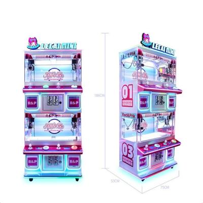 China Rainny Mini Claw Machine With Credit Card Reader UK Plug Voltage 110V/220V/230V Mega for sale