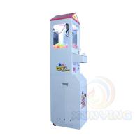 China 1 Player Mini Claw Crane Machine with Metal Acrylic Plastic and Bill Acceptor for sale