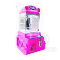 China 1 Player Mini Claw Crane Machine with Metal Acrylic Plastic and Bill Acceptor for sale