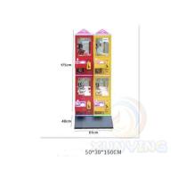 China 1 Player Mini Claw Crane Machine with Metal Acrylic Plastic and Bill Acceptor for sale