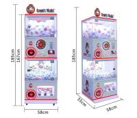 China Amusement Game Center Suitable Kids Toys Vending Machine with Capsule Gashapon Options for sale