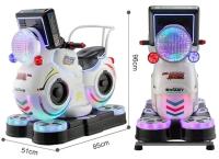 China 1 Player 3D Video Motorbike Kiddie Ride Amusement Park Coin Operated Arcade Riding Toy Machine 85*51*96cm for sale