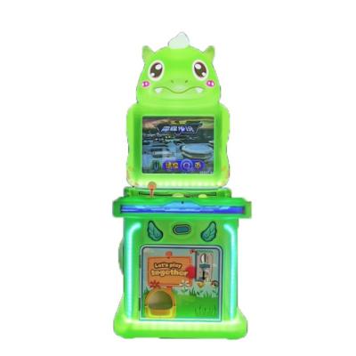 China 19 inch kids indoor coin operated fishing driving car shooting parkour game machine for sale