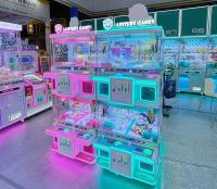 China Young Children 8 Years Old Super Mini Claw Machine with 80KG Capacity and Card Reader for sale