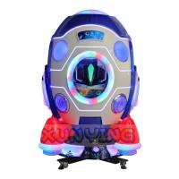 China MP5 Screen Kiddie Rides Amusement Coin Operated Space Capsule Game Machine Age 8 Years for sale