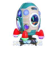 China MP5 Screen Kiddie Rides Amusement Coin Operated Space Capsule Game Machine Age 8 Years for sale