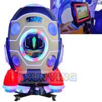 China Coin Operated Space Capsule Kiddie Ride with Fun Game Screen 110V/220V/230V US Plug for sale