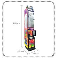 China Medium Claw Arcade Vending Machine for Kids W30*D62*H170 Cm Coin Operated Age 8 Years for sale