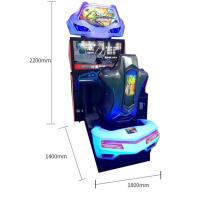 China 42Inch Dynamic Driving Racing Car Simulator Arcade Game For 1-2 Players for sale