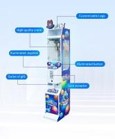 China Amusement Game Center Suitable Mini Plush Toy Claw Crane Candy Claw Machine with Claw for sale