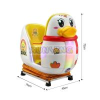 China 3D Coin Operated Kiddie Ride Car Children Percussion Game Swing Machine OEM for sale