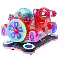 China Metal Acrylic Airplane Electric Coin Operated Kiddie Ride For Amusement Park for sale