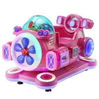China Metal Acrylic Airplane Electric Coin Operated Kiddie Ride For Amusement Park for sale