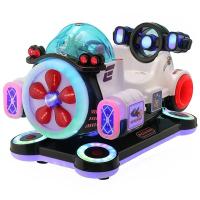 China Metal Acrylic Airplane Electric Coin Operated Kiddie Ride For Amusement Park for sale
